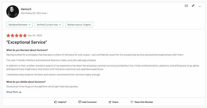 Horizons EOR Review: Features, Pricing, Pros & Cons