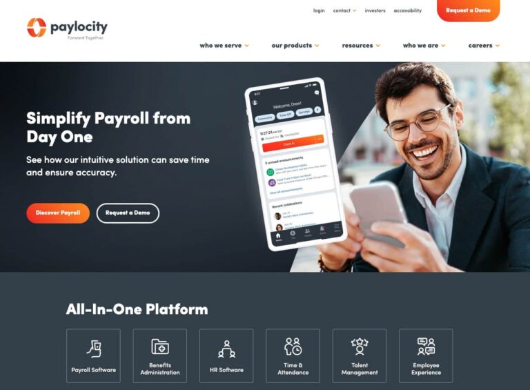 Paylocity Review: Features, Pricing, Pros & Cons