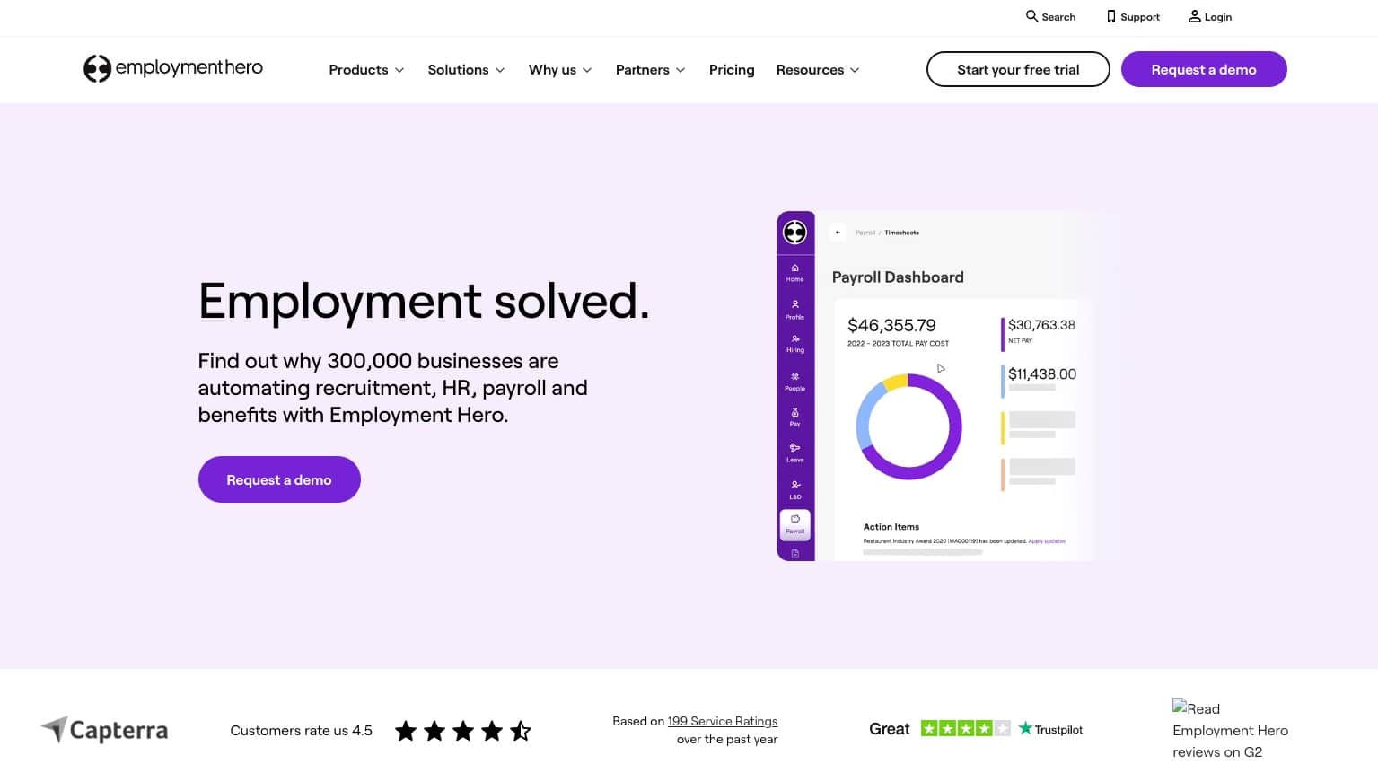 Employment Hero Review: Features, Pricing, Pros & Cons