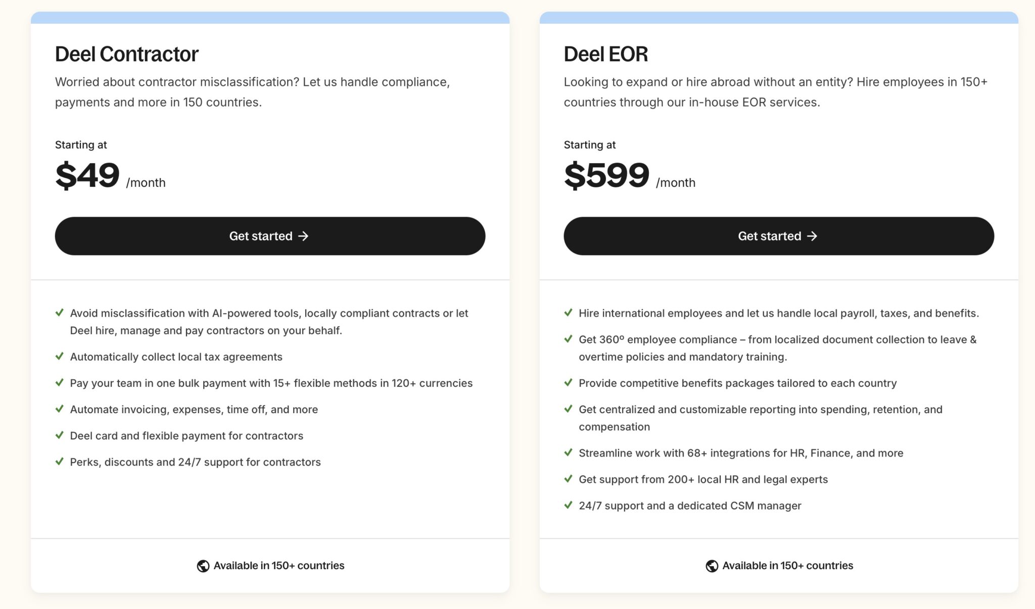 Deel Pricing: How much does Deel Cost in 2025
