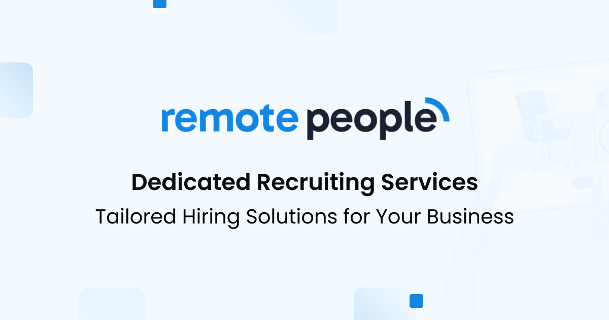 Dedicated Recruiting Services (DRS) by Remote People